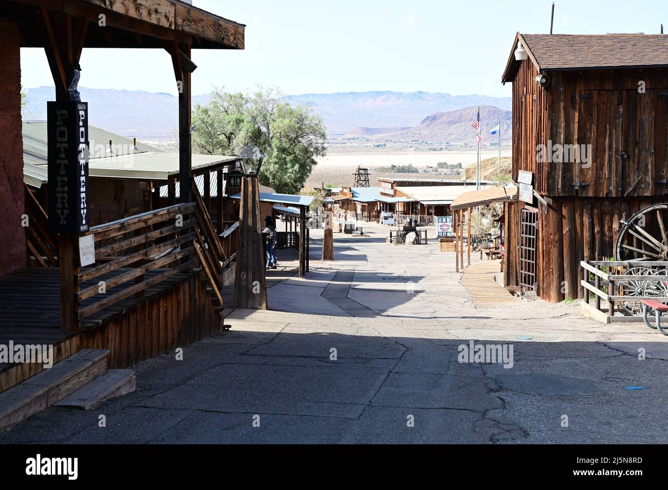 Calico an old silver mining town in California Stock Photo - Alamy