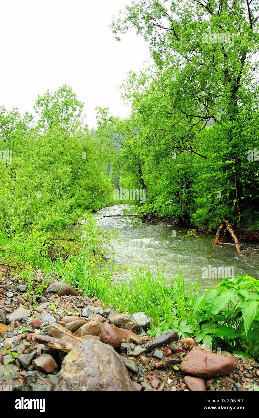 Beautiful view from rainy small hi-res stock photography and images - Alamy