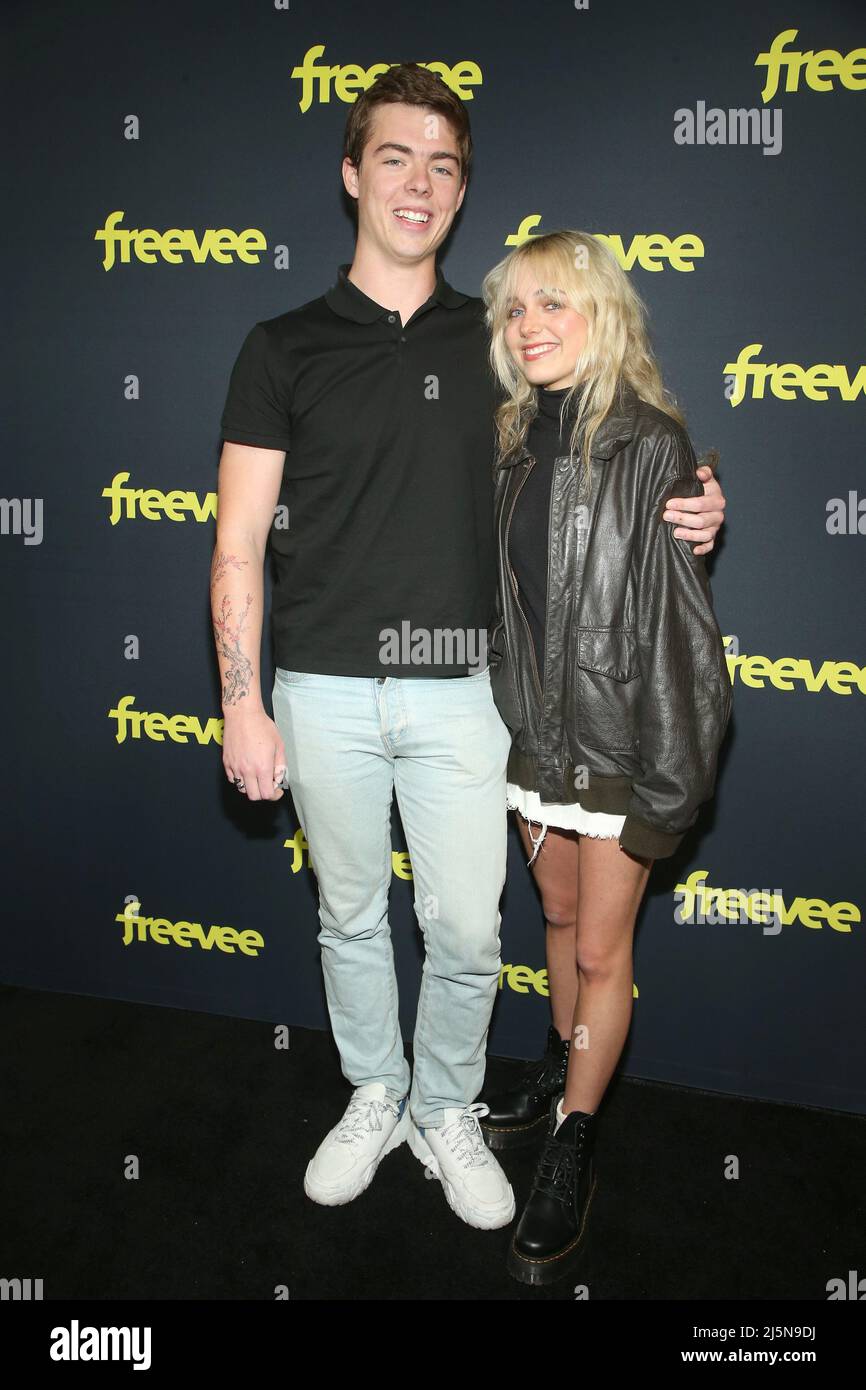 West Hollywood, Ca. 24th Apr, 2022. Eamonn Welliver, Cora Welliver, at ...