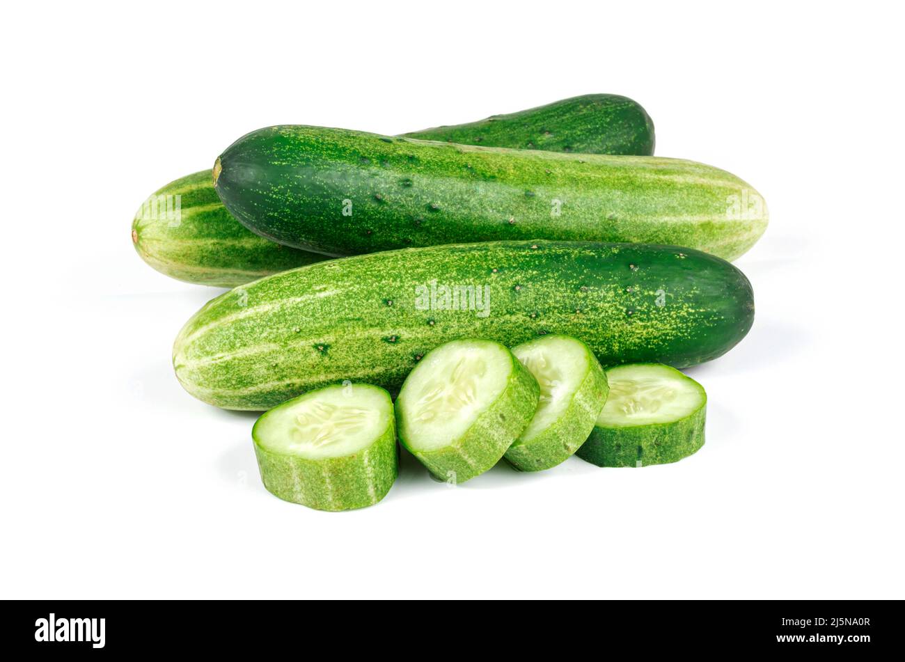 cucumber isolated on white background Stock Photo - Alamy