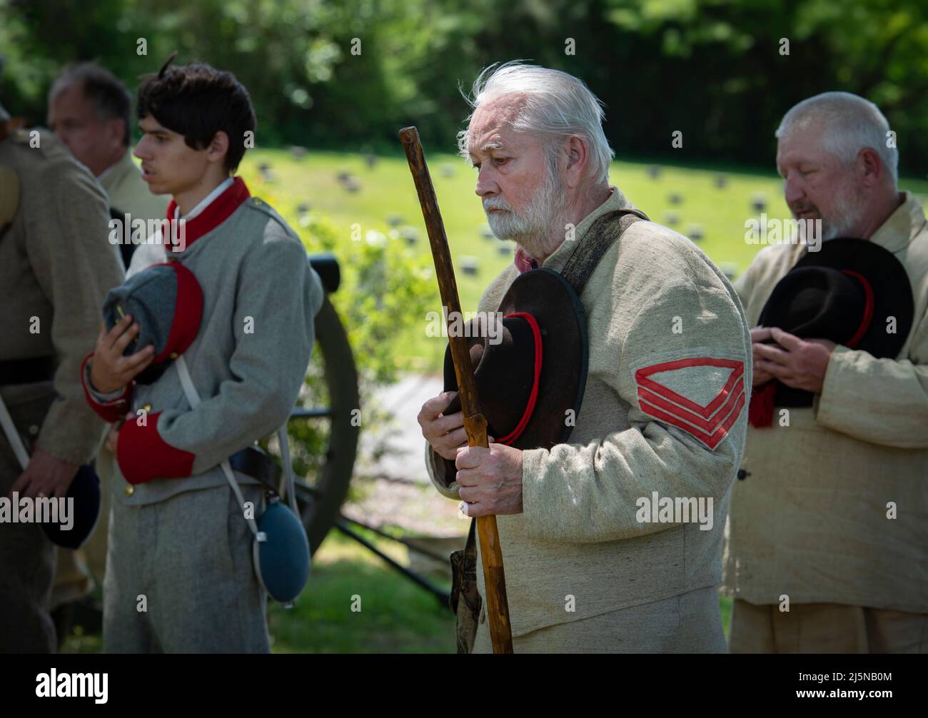 Marietta, Georgia, USA. 24th Apr, 2022. Civil War re-enactors and ...