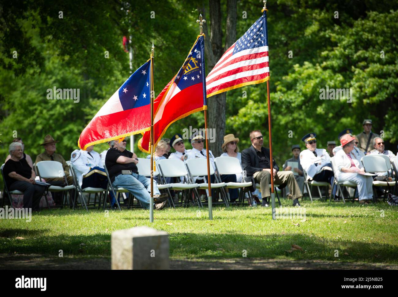 Marietta, Georgia, USA. 24th Apr, 2022. Civil War re-enactors and ...