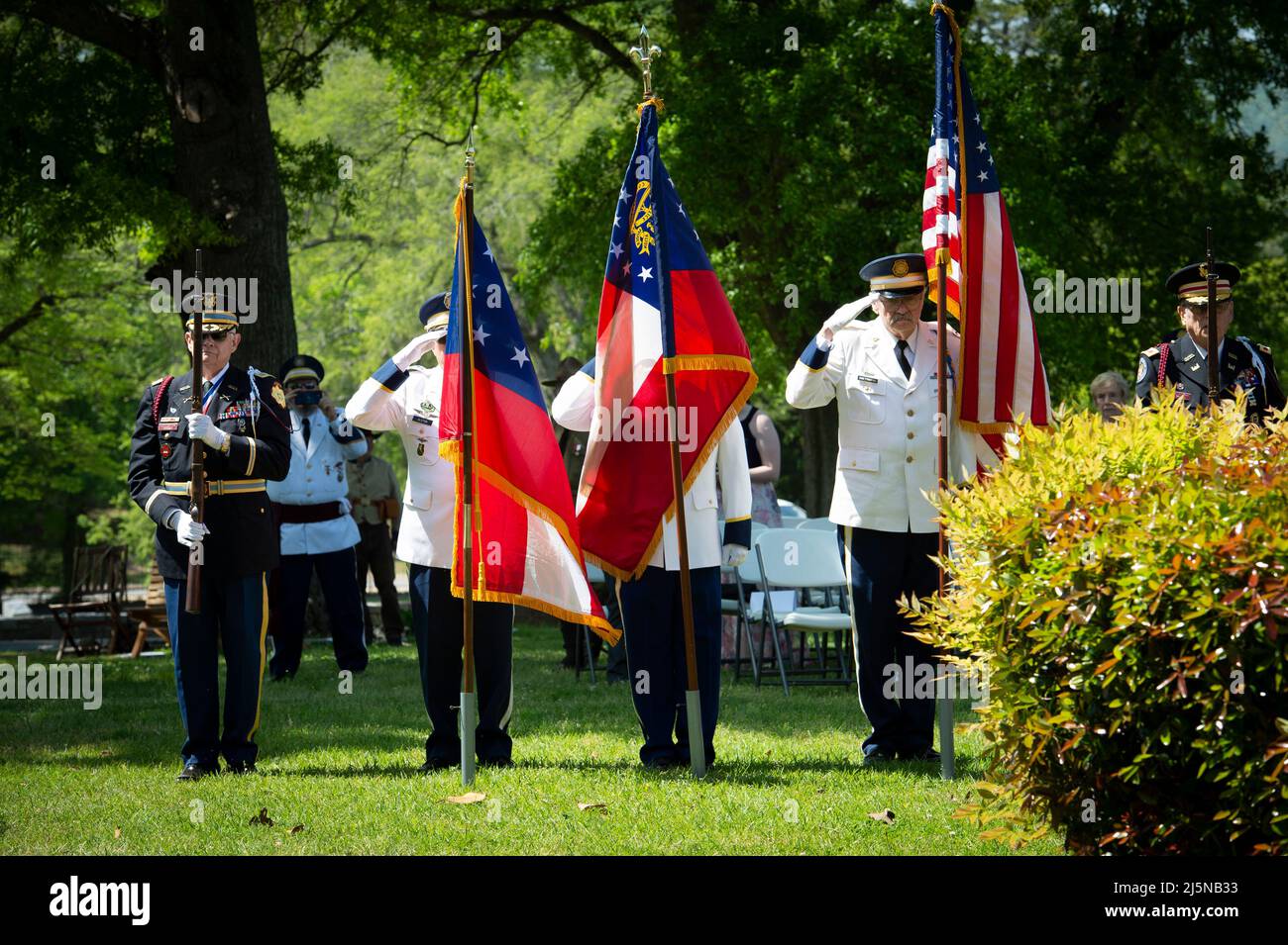 Marietta, Georgia, USA. 24th Apr, 2022. Civil War re-enactors and ...
