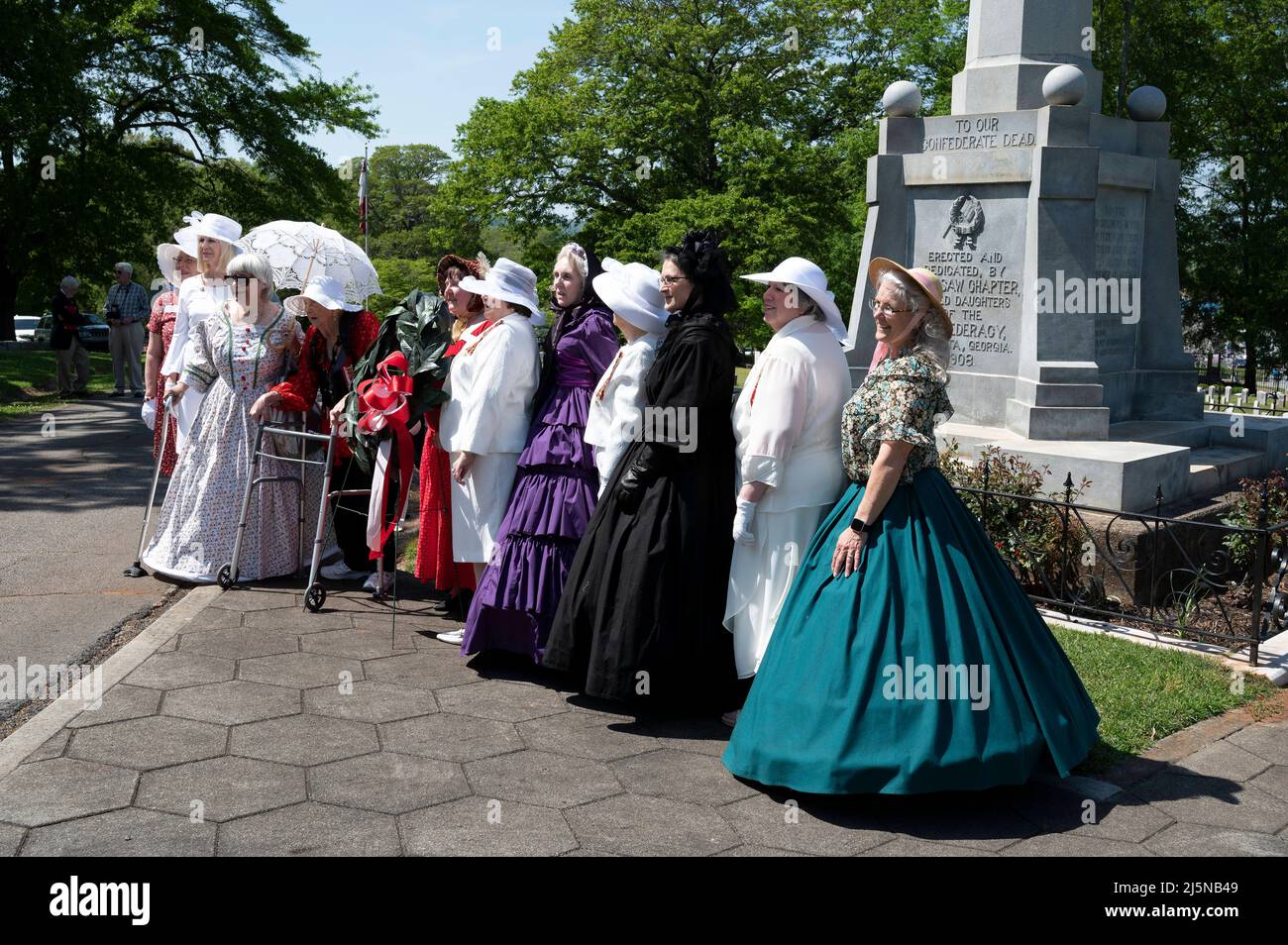 Marietta, Georgia, USA. 24th Apr, 2022. Civil War re-enactors and ...