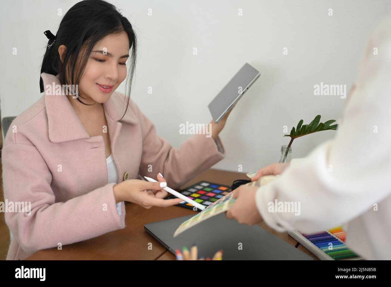 Successful female graphic designer hi-res stock photography and images ...