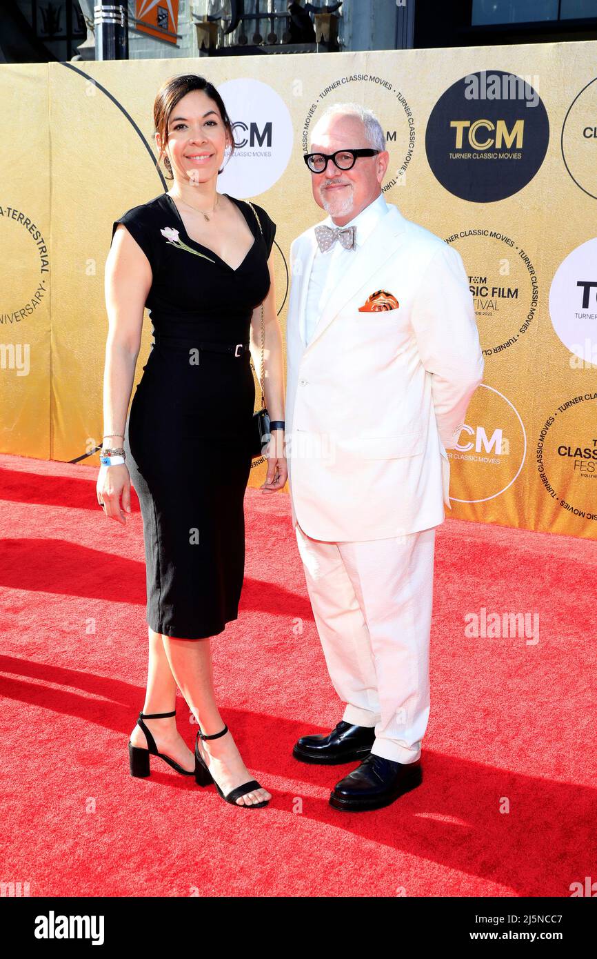 LOS ANGELES - APR 21: William Joyce, Hilary Joyce at the ET 40th Anniv Screening at 2022 TCM ...