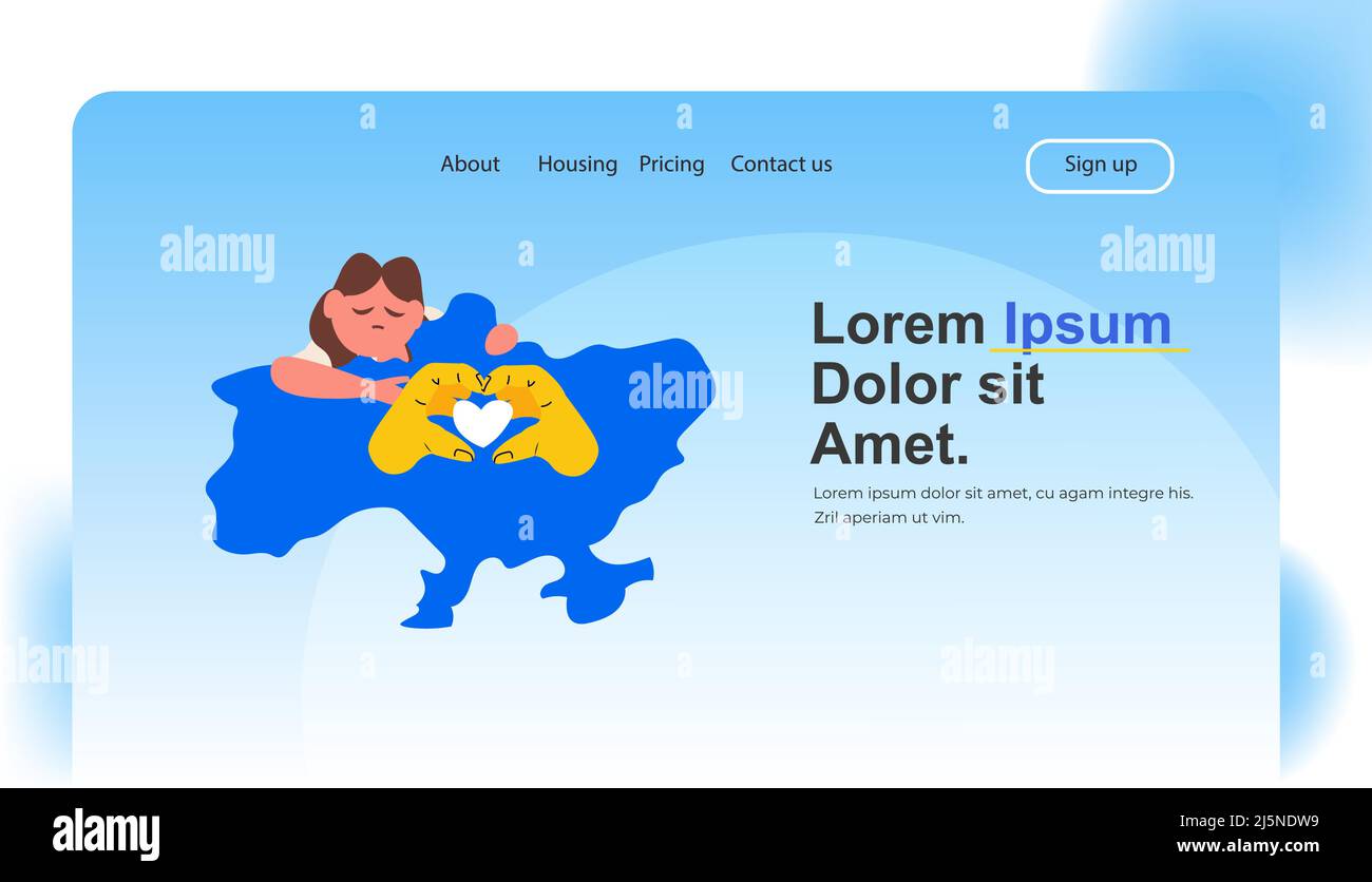 woman embracing Ukrainian map holding heart pray for Ukraine peace save ...