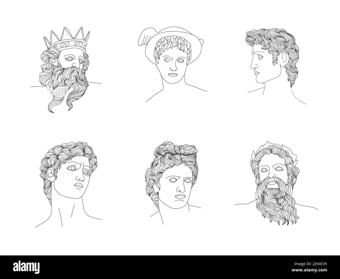 Statues silhouettes Stock Vector Images - Alamy