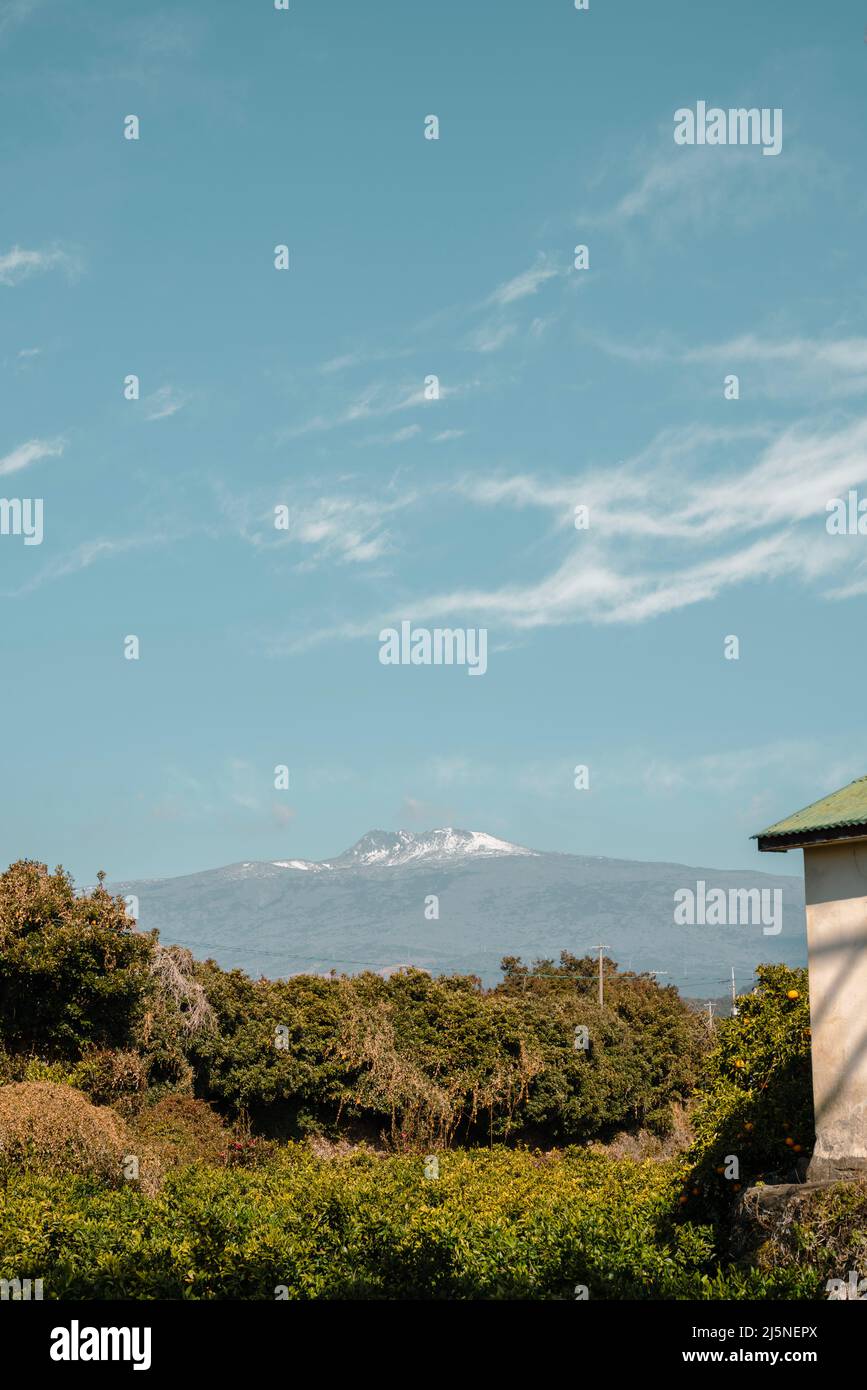 Jeju island snow hi-res stock photography and images - Alamy