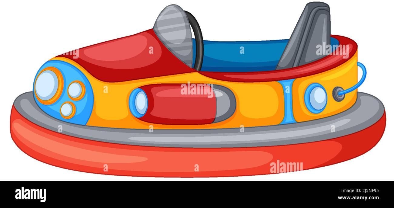 Isolated Bumper car cartoon illustration Stock Vector Image & Art - Alamy