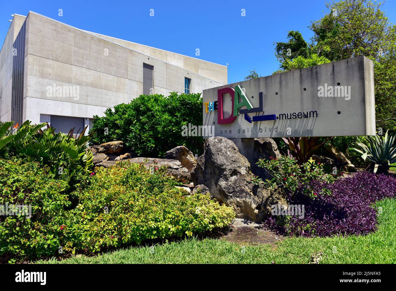 Exterior of The Salvador Dali Museum in St. Petersburg, Florida Stock ...