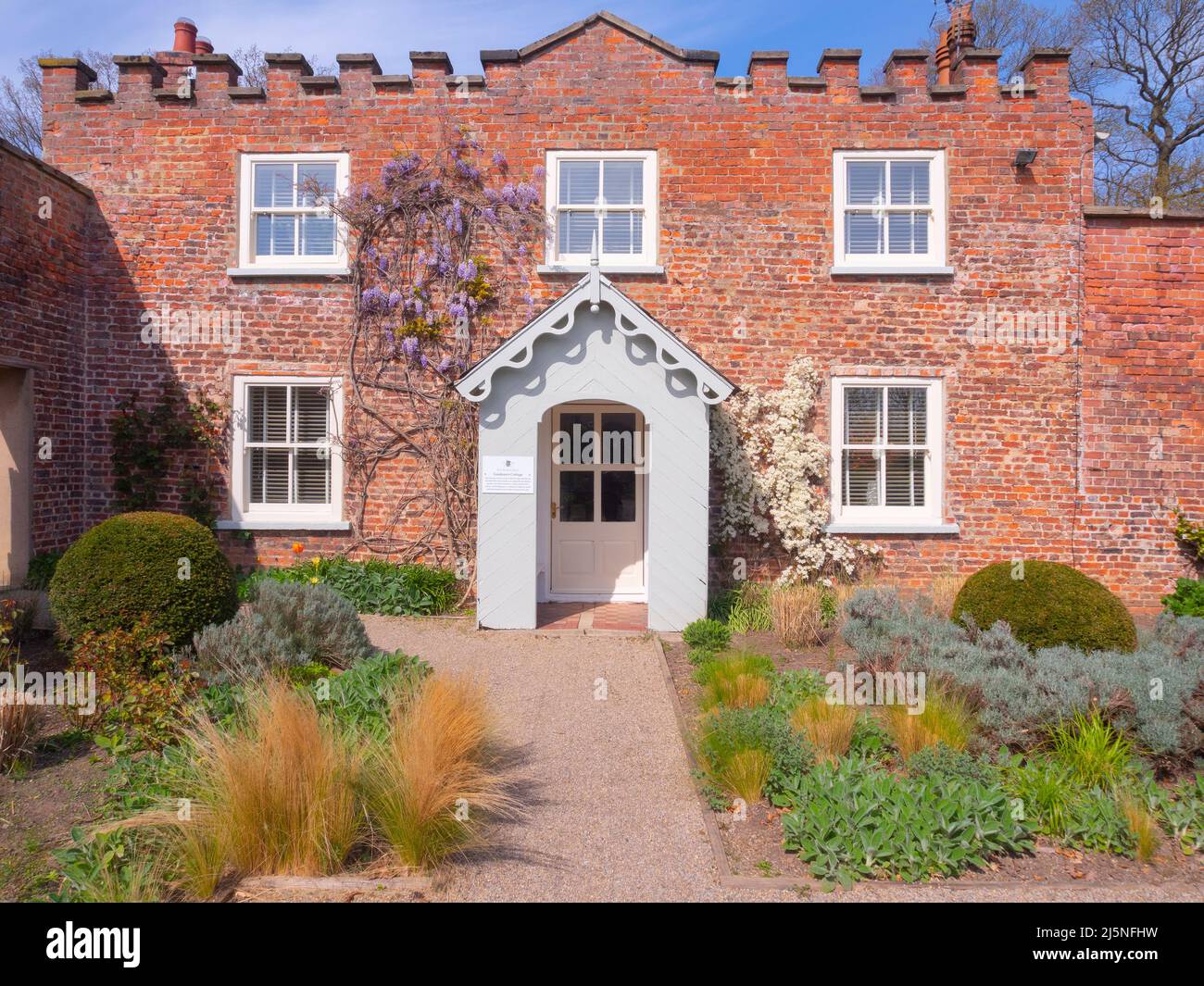 The Gardeners Cottage at the Walled Rose Garden Wynyard Hall Tees ...