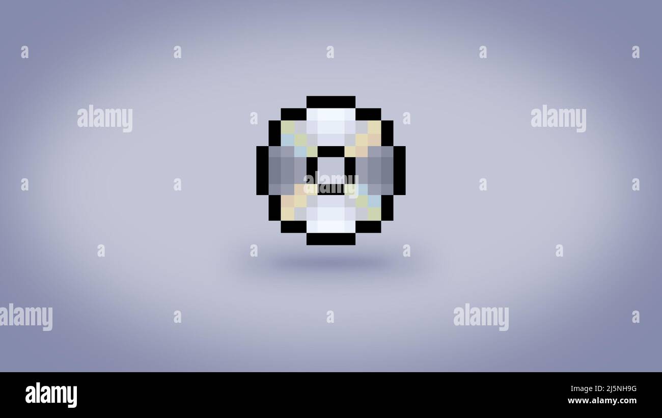 Pixel CD or DVD disc background - high resolution 8 bit wallpaper Stock ...