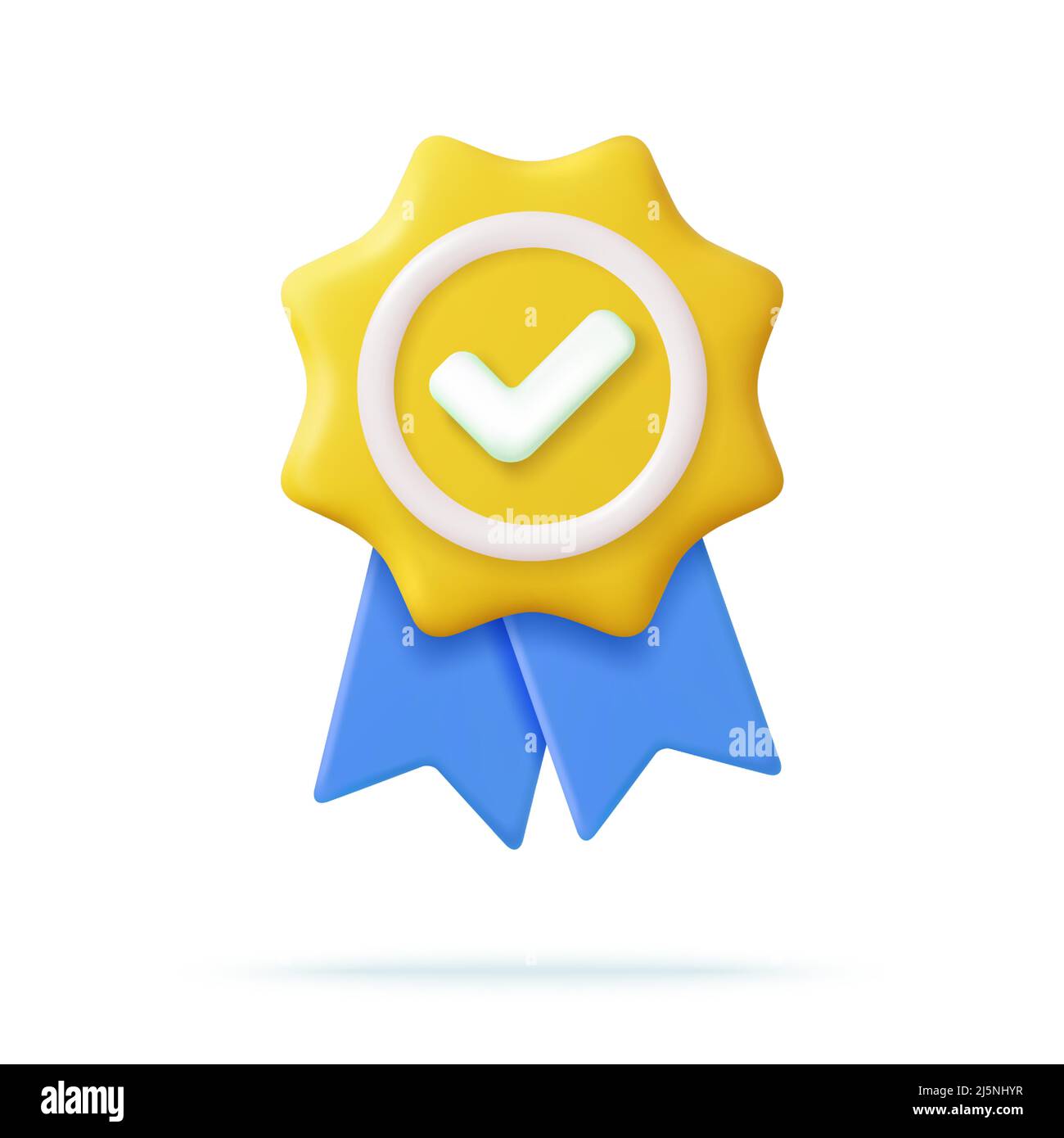 3d Winner medal with ribbon Stock Vector Image & Art - Alamy