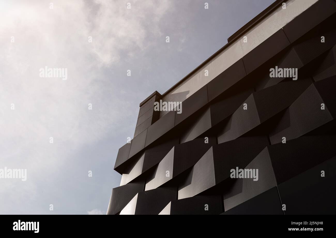 Abstract architectural composition. Architecture detail Modern Facade ...