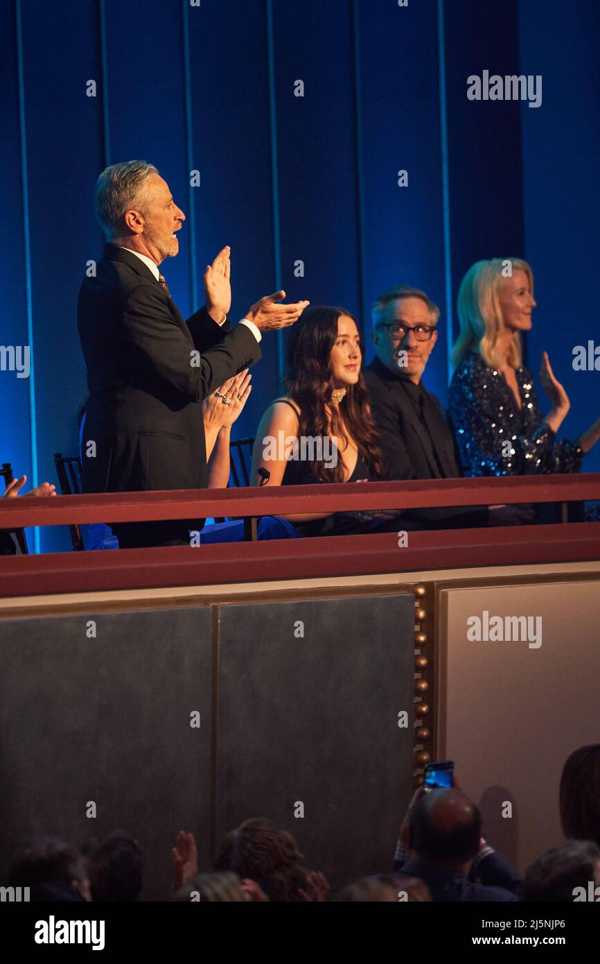 Jon & Maggie Stewart Larry Leibowitz Jacqueline Cameron - April 24 ...