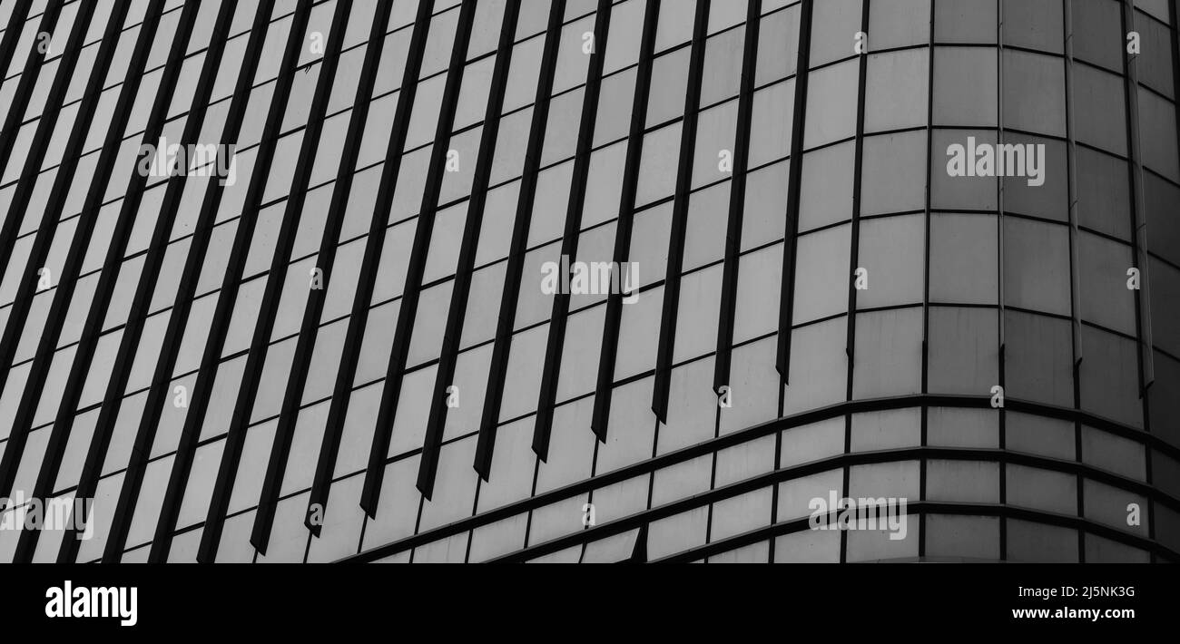 Abstract window glass pattern of architecture office building Stock ...