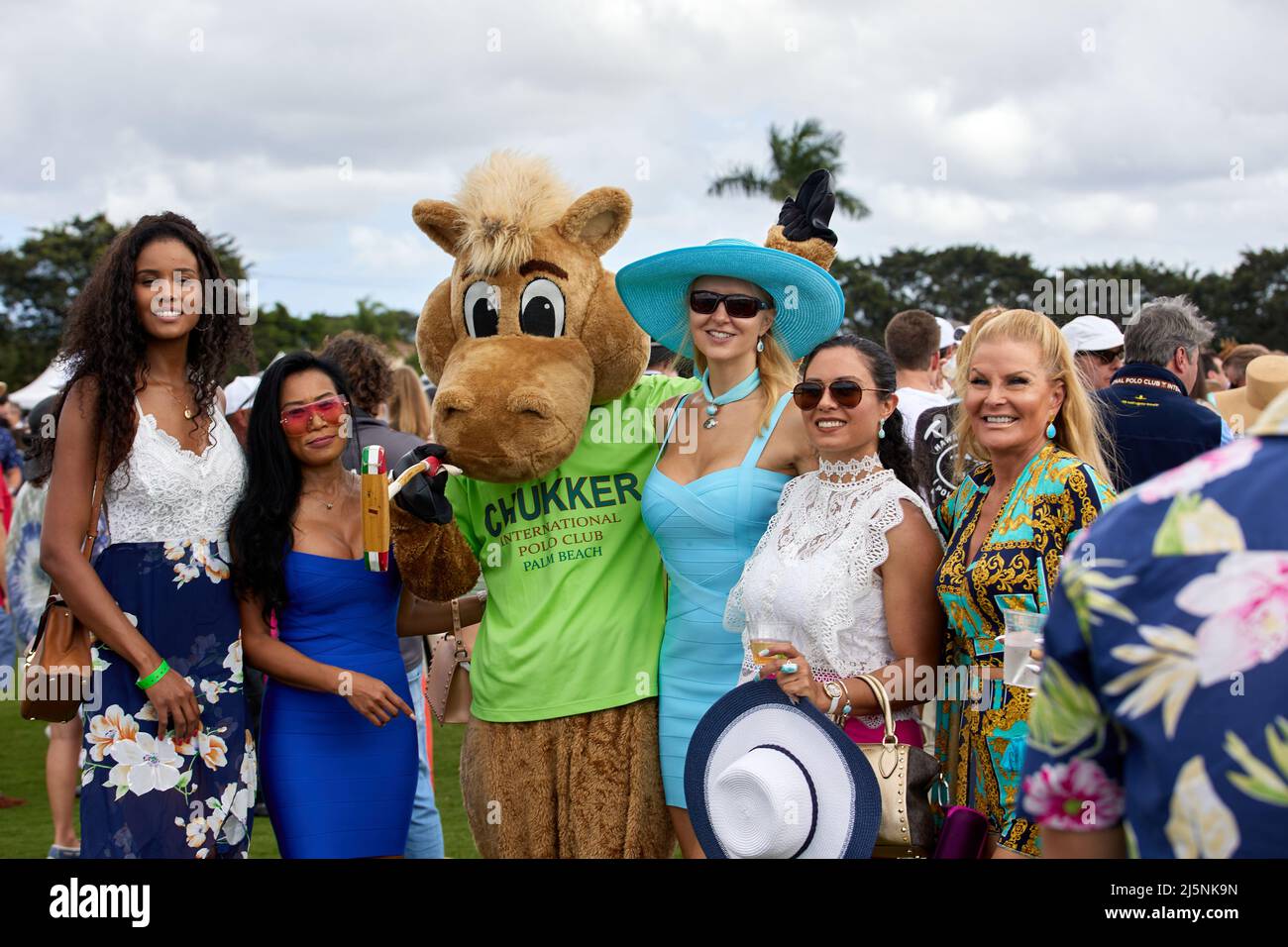 Wellington, United States. 24th Apr, 2022. People seen posing for ...