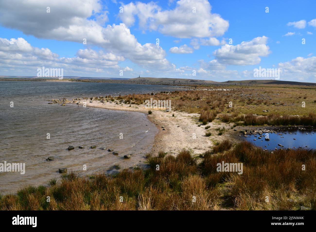 Gaddings Dam, Stoodley Pike, Pennines, Calderdale, West Yorkshire Stock ...