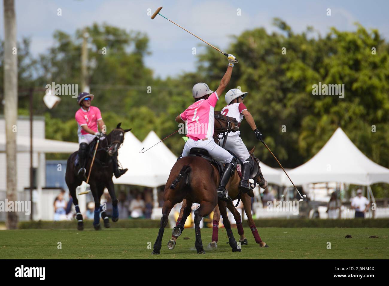 4 Jared Zenni from La Elina, and 2 Mackie Weisz from Pilot Polo seen in ...