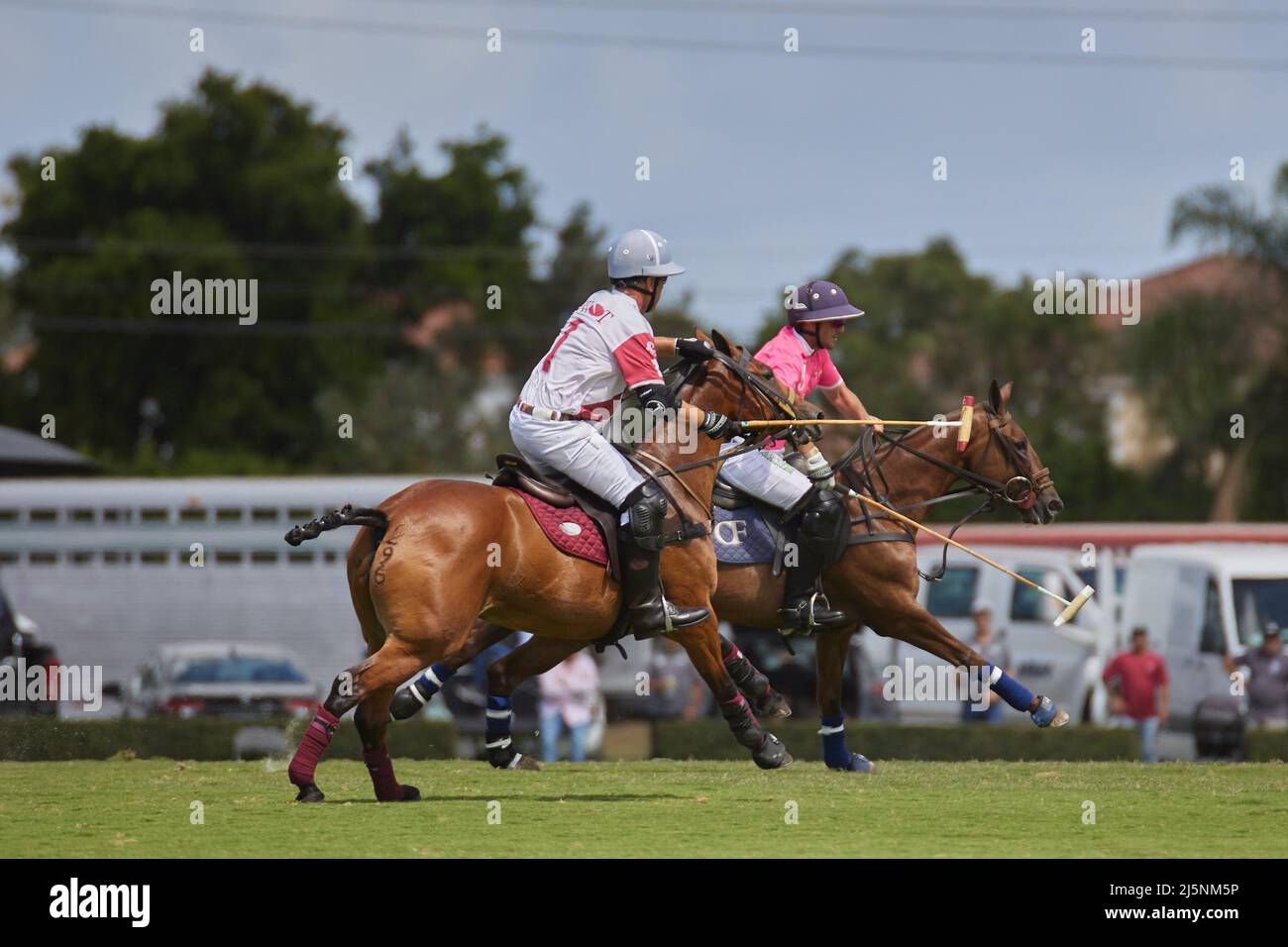 1 Curtis Pilot from Pilot Polo, 3 Facundo Obregon from La Elina seen in ...