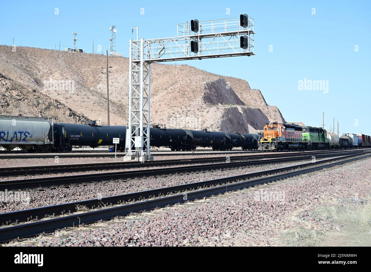 American diesel locomotives Stock Photo - Alamy
