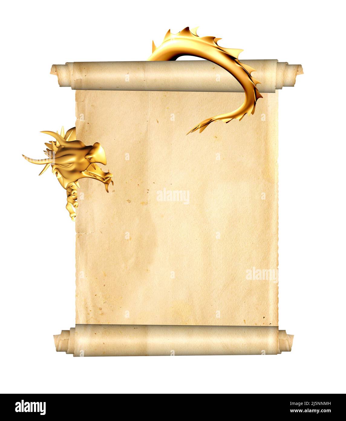 Scroll Paper Template