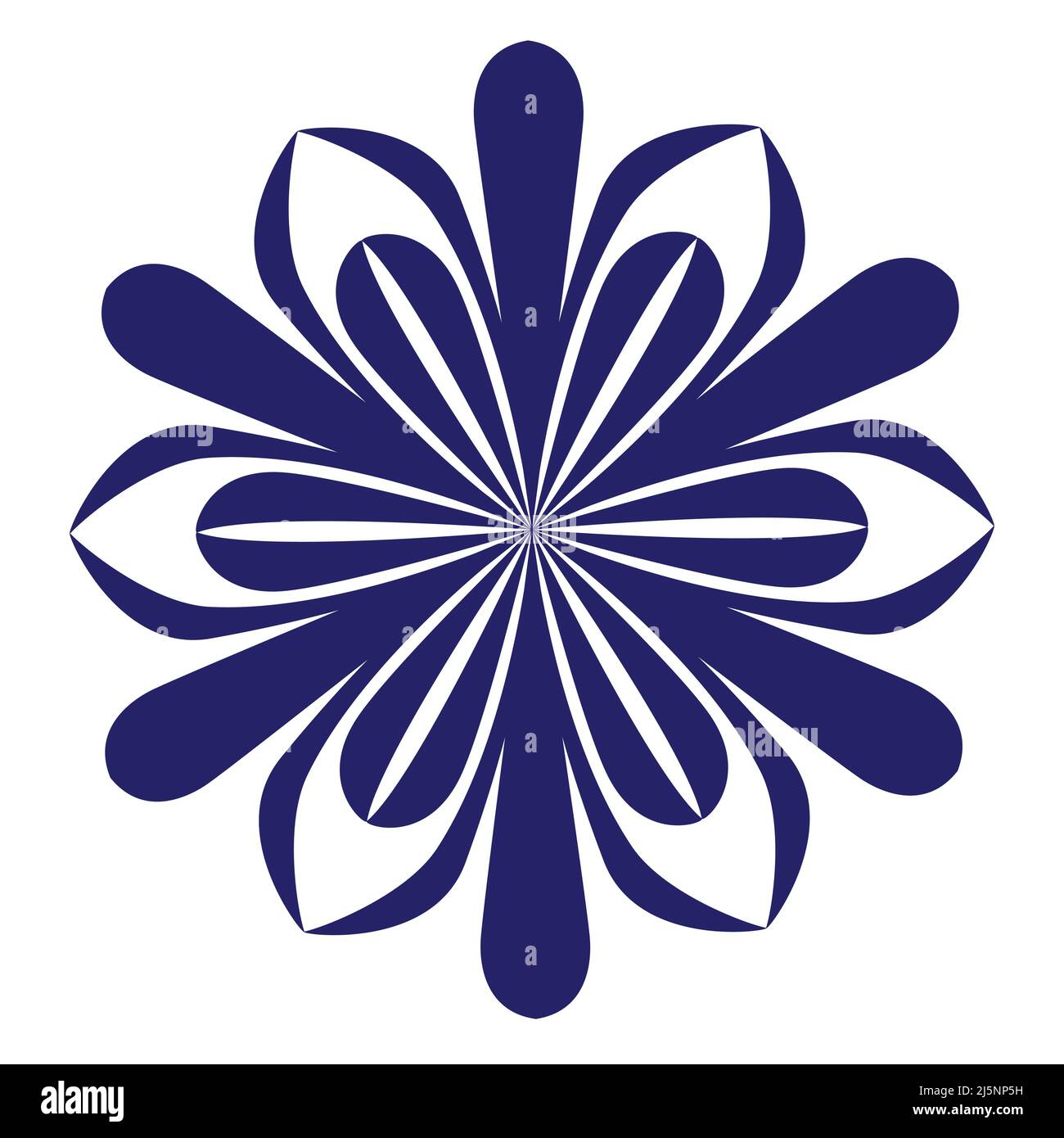 Symmetric geometric mandala for design and icon. Beautiful symbol emblem mascot stamp. EPS10 ...