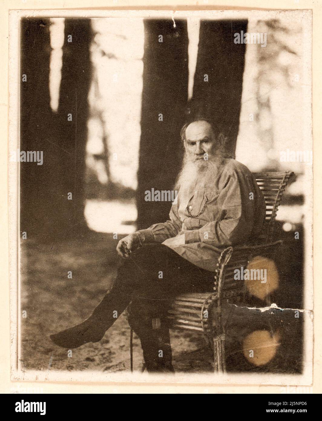 Leo Tolstoy portrait Stock Photo - Alamy