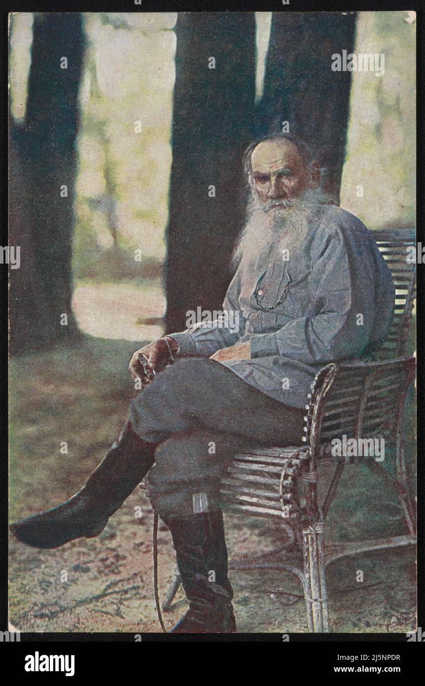 Leo Tolstoy portrait Stock Photo - Alamy