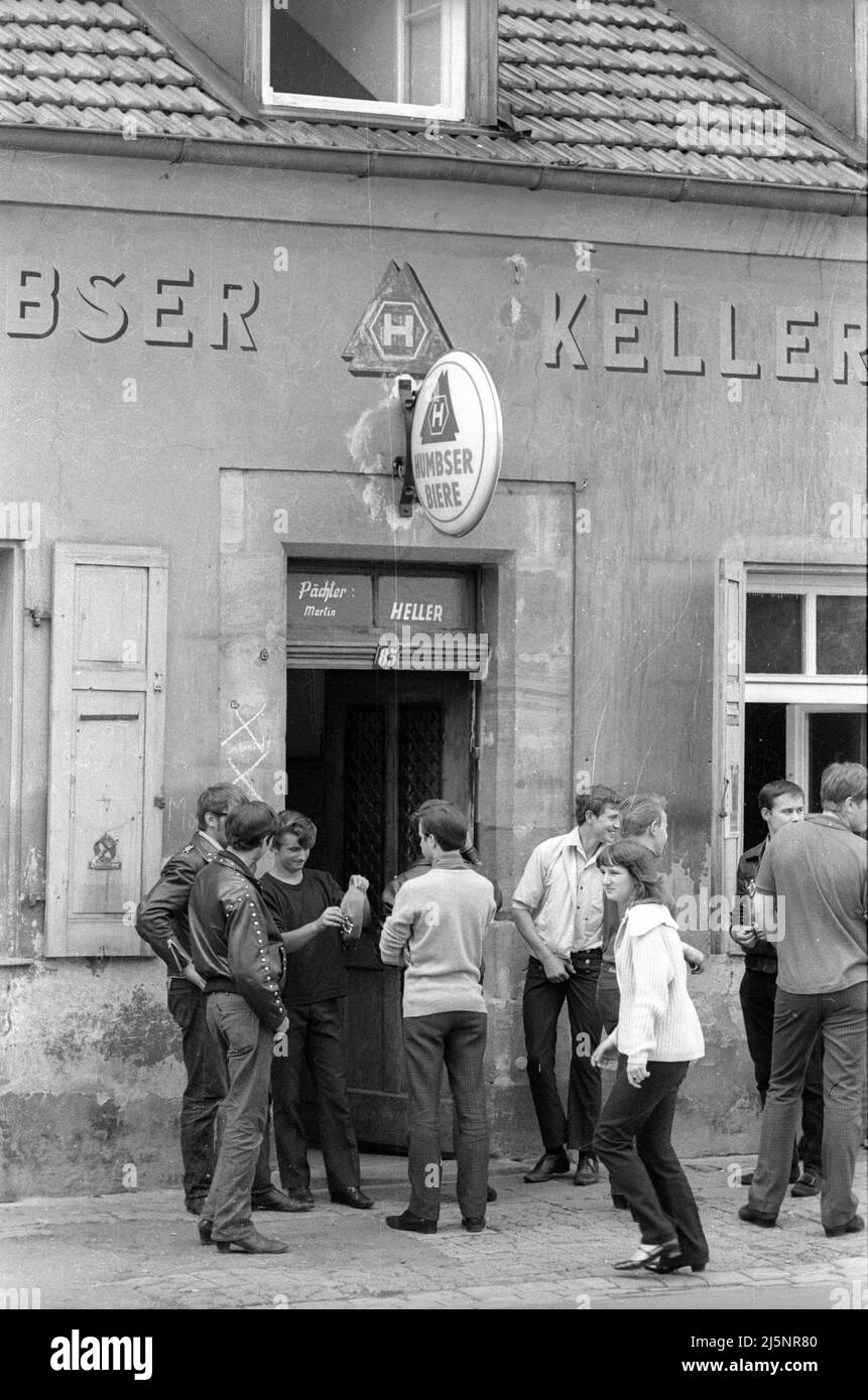 Members of the Red Devils, a youth gang in Nuremberg. The youngsters ...