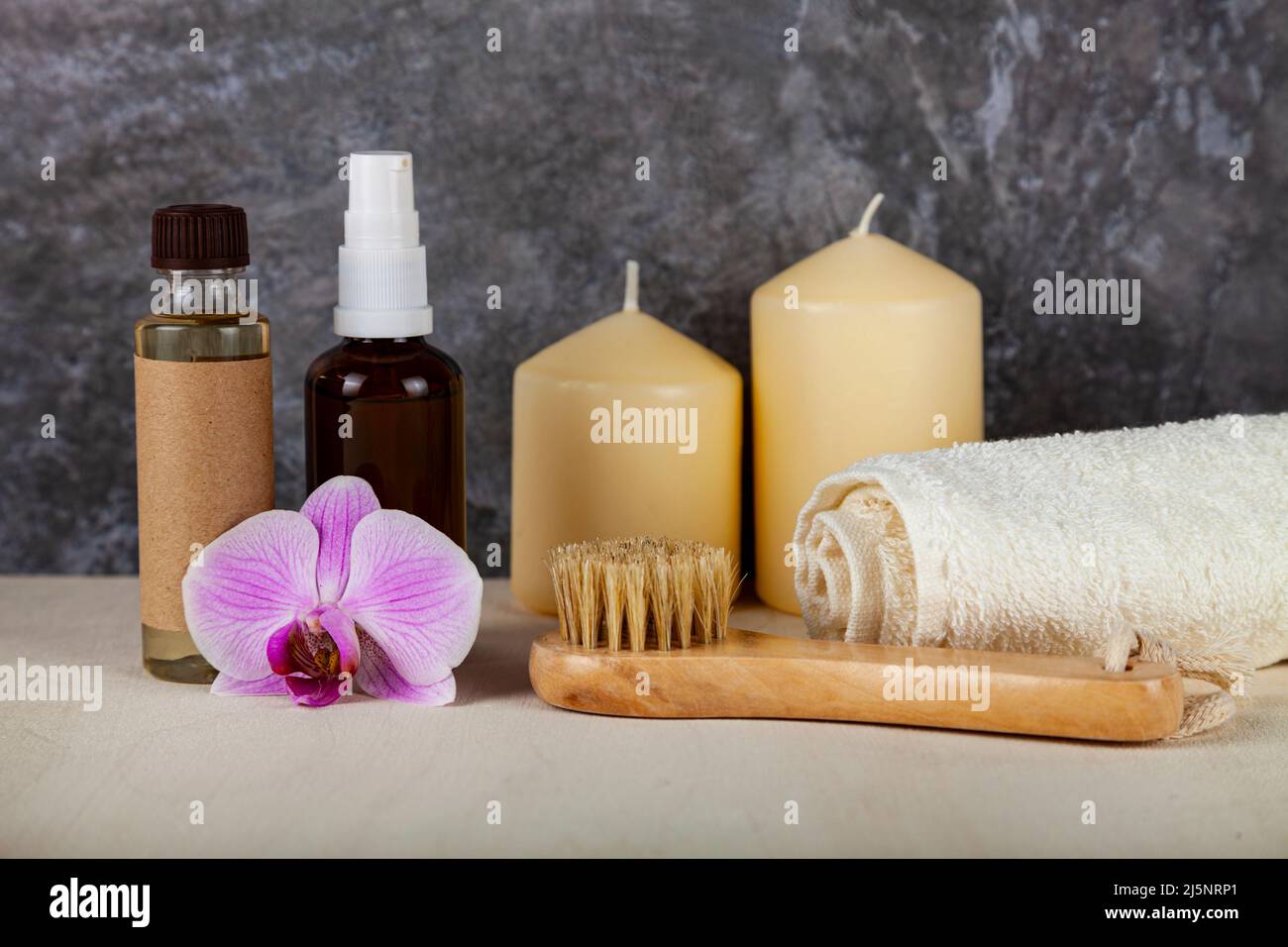 Natural organic eco cosmetics. SPA beauty salon branding mockup ...