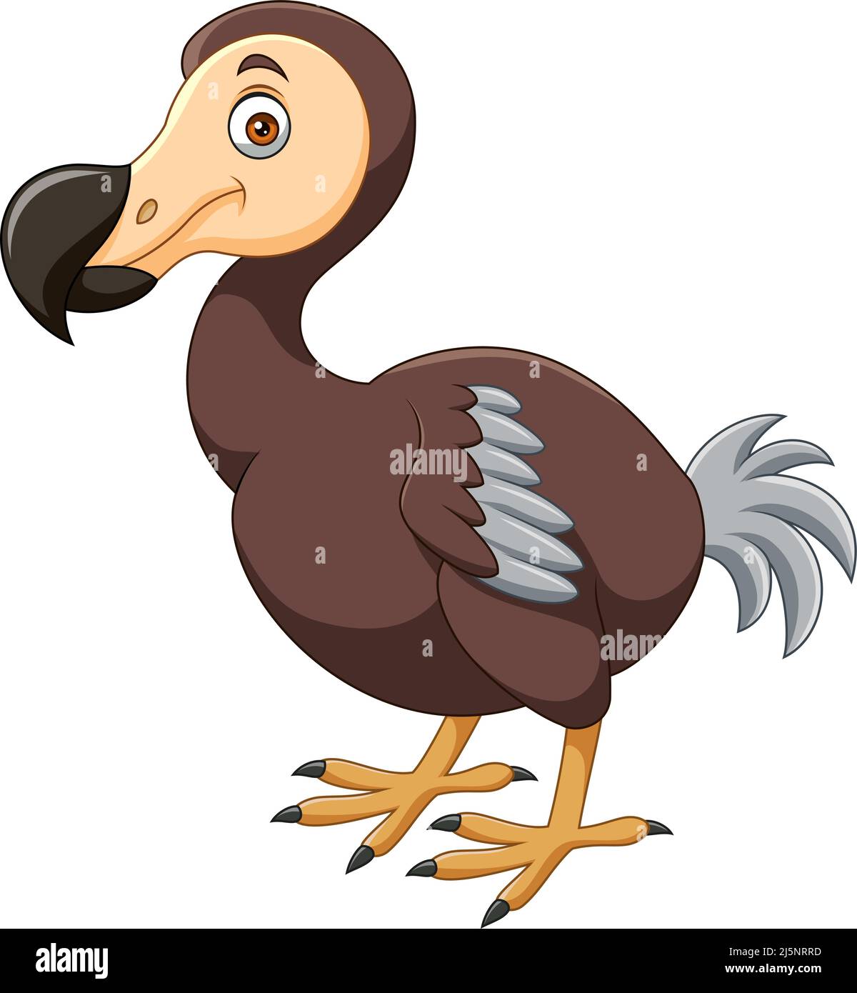 Cute dodo bird cartoon on white background Stock Vector Image & Art - Alamy
