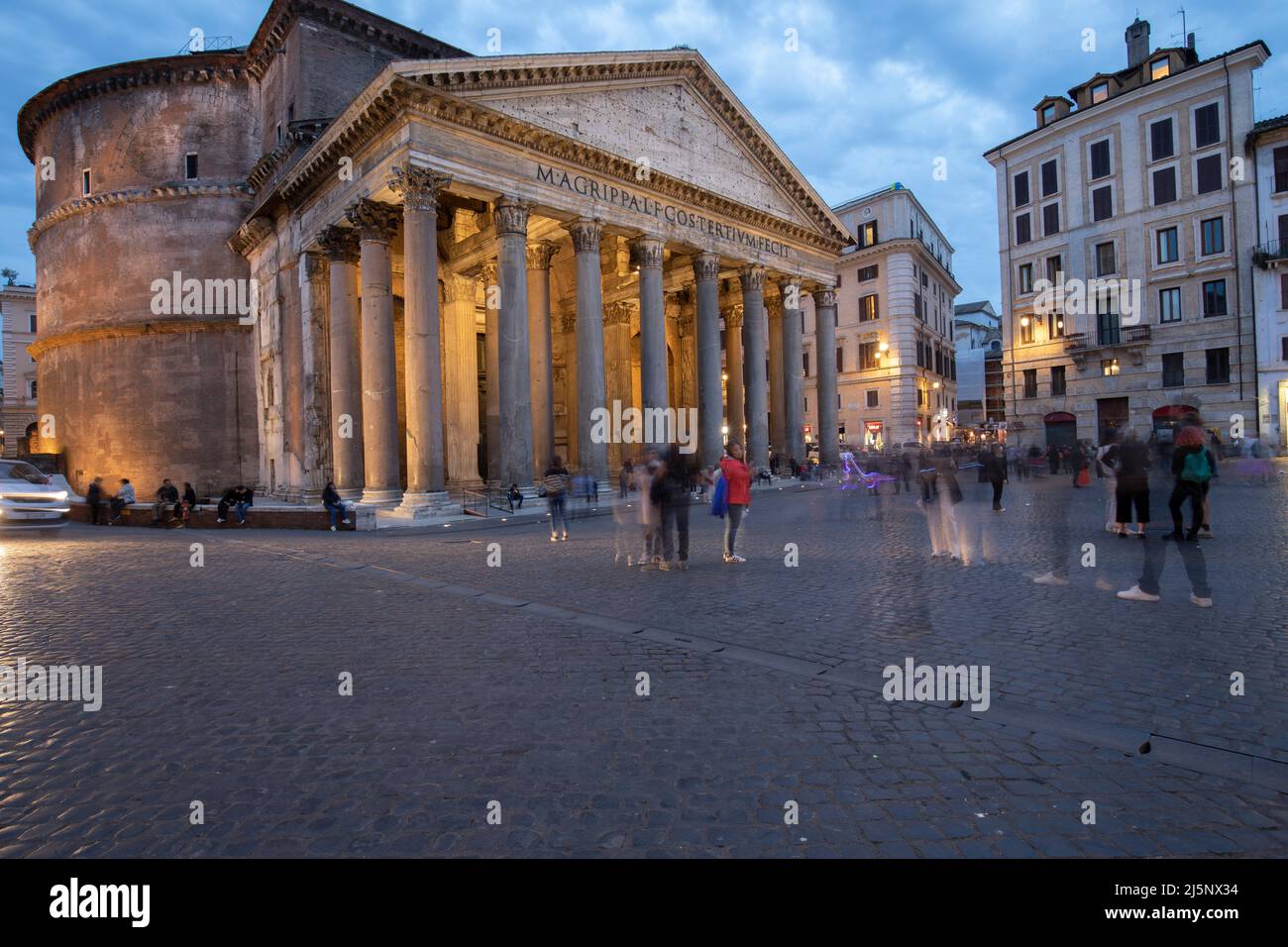 Pantheon temple of rome Stock Photo - Alamy