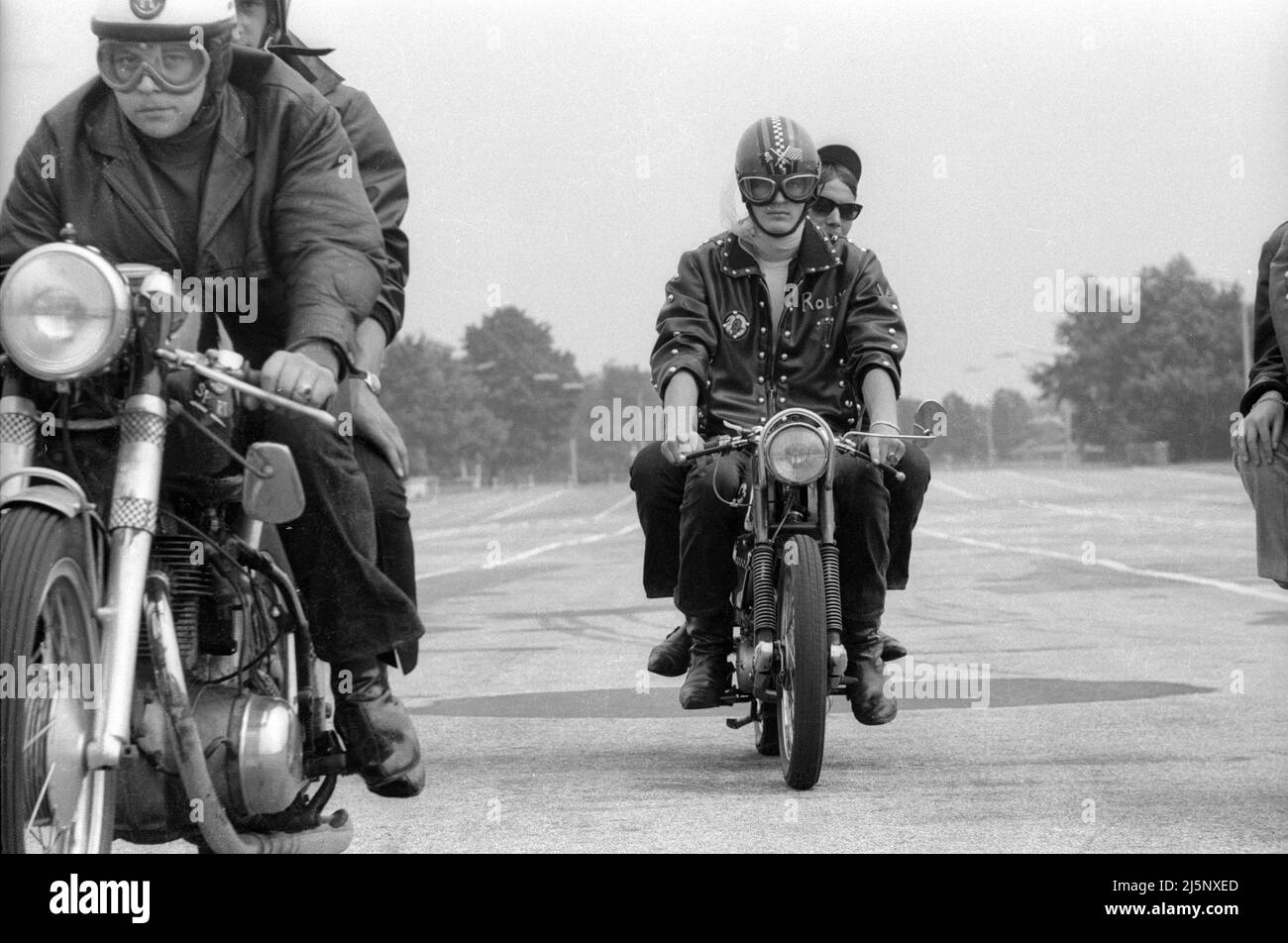 Members of the Red Devils, a youth gang in Nuremberg. The youngsters ...