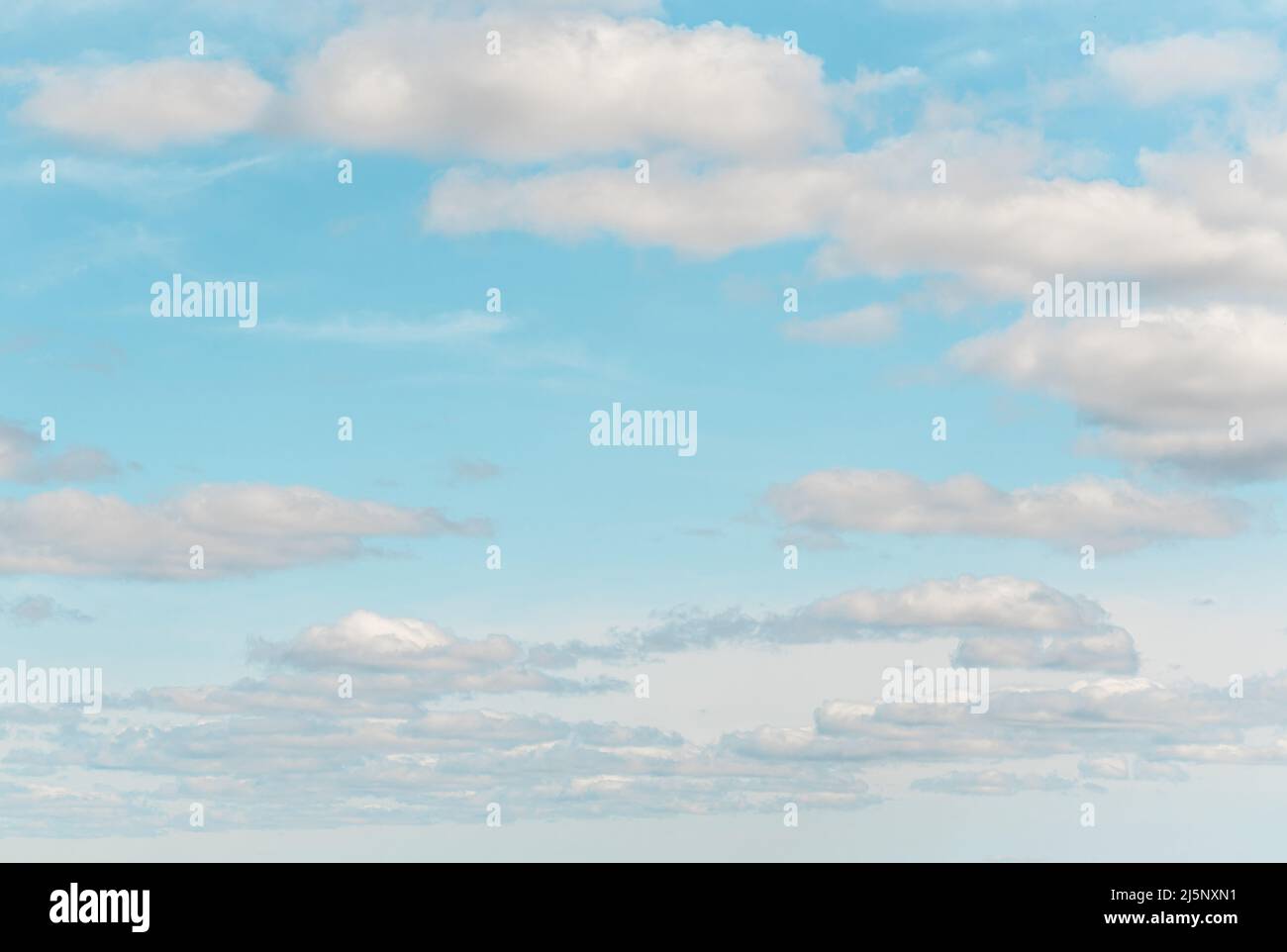 blue sky with white cloud background. turquoise sky with different ...