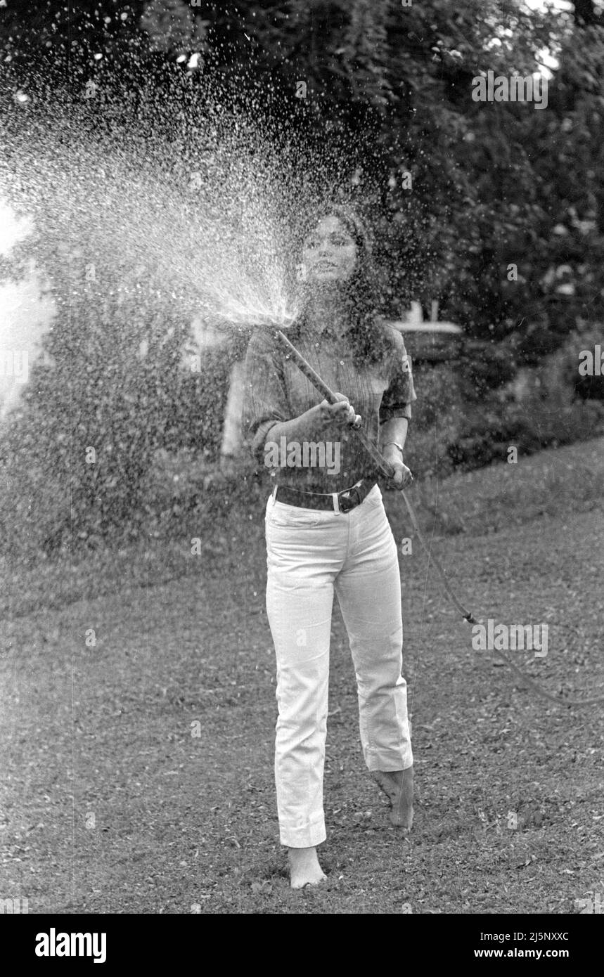 Marie Versini, French actress, at Tegernsee. [automated translation ...