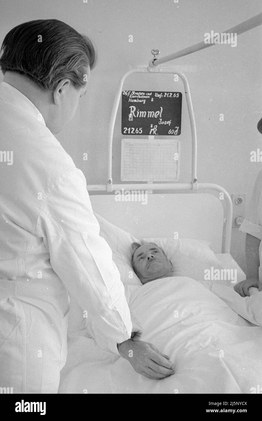 On February 21, 1965, the rope attendant Josef Rimmel supported on the ...