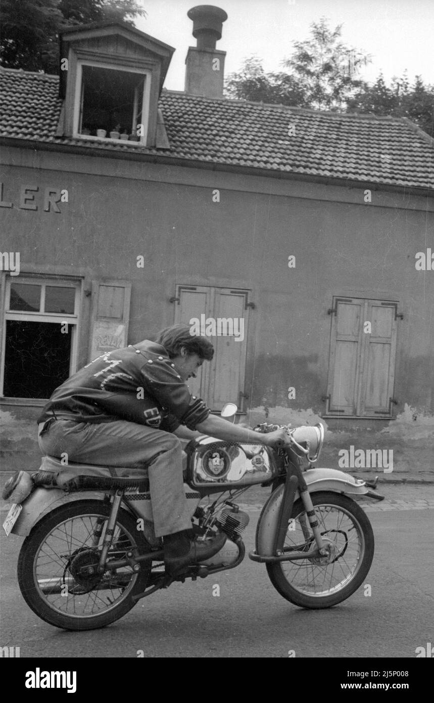 Members of the Red Devils, a youth gang in Nuremberg. The youngsters ...