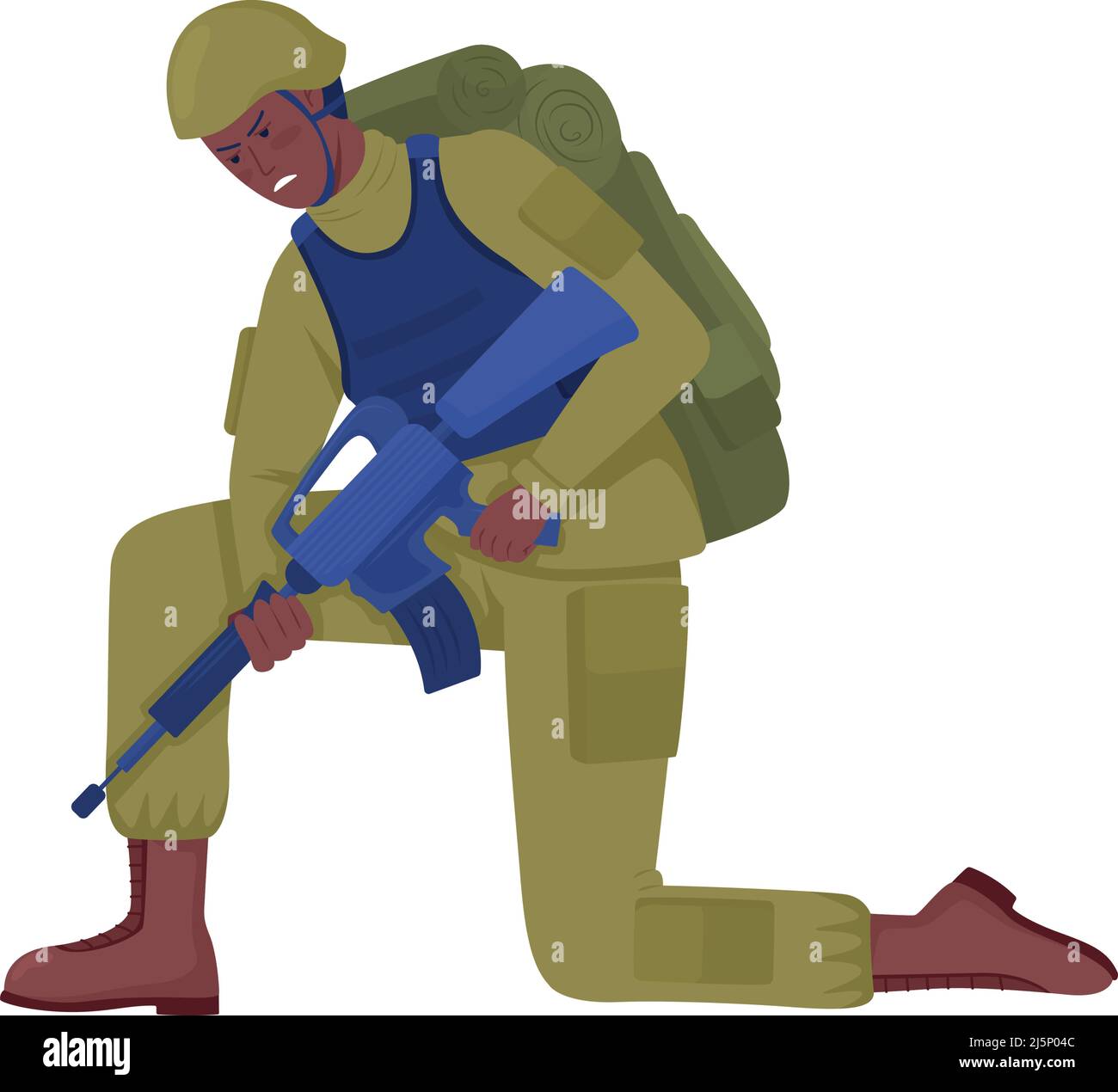 African military soldier Stock Vector Images - Alamy
