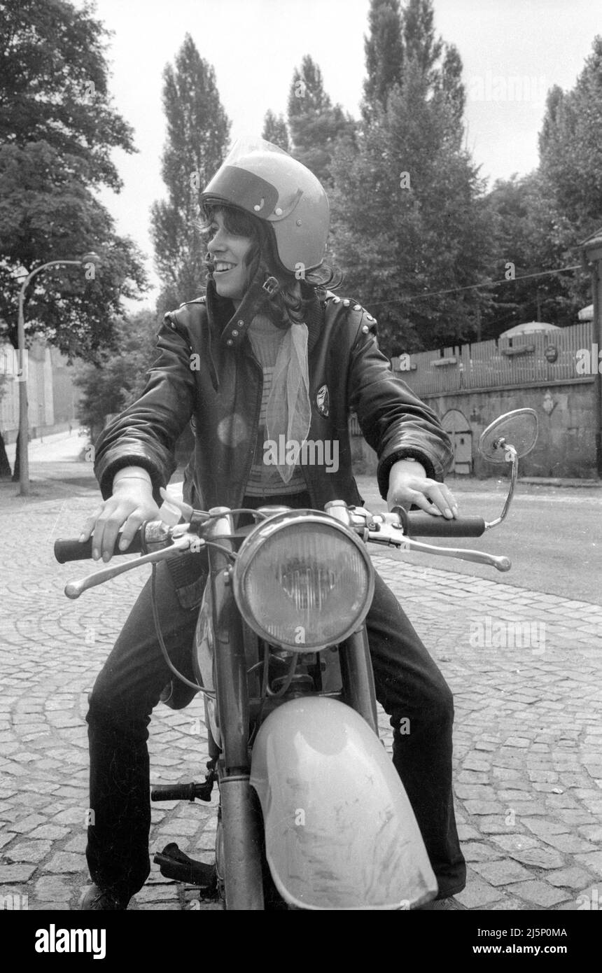 Members of the Red Devils, a youth gang in Nuremberg. The youngsters ...