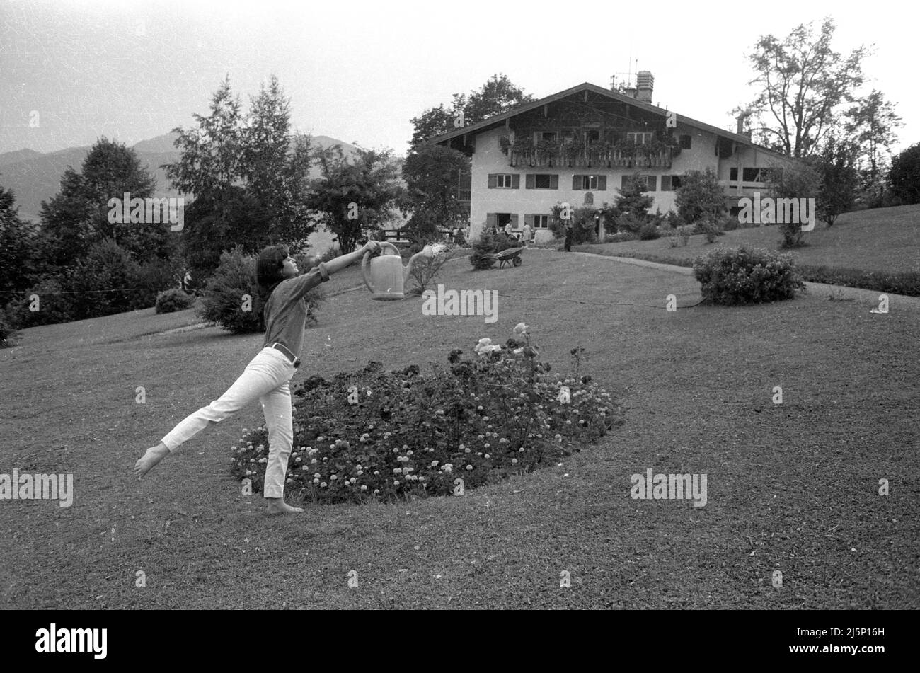 Marie Versini, French actress, at Tegernsee. [automated translation ...