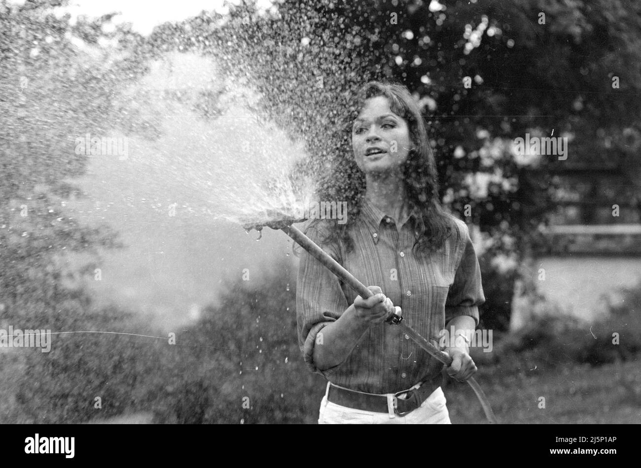 Marie Versini, French actress, at Tegernsee. [automated translation ...