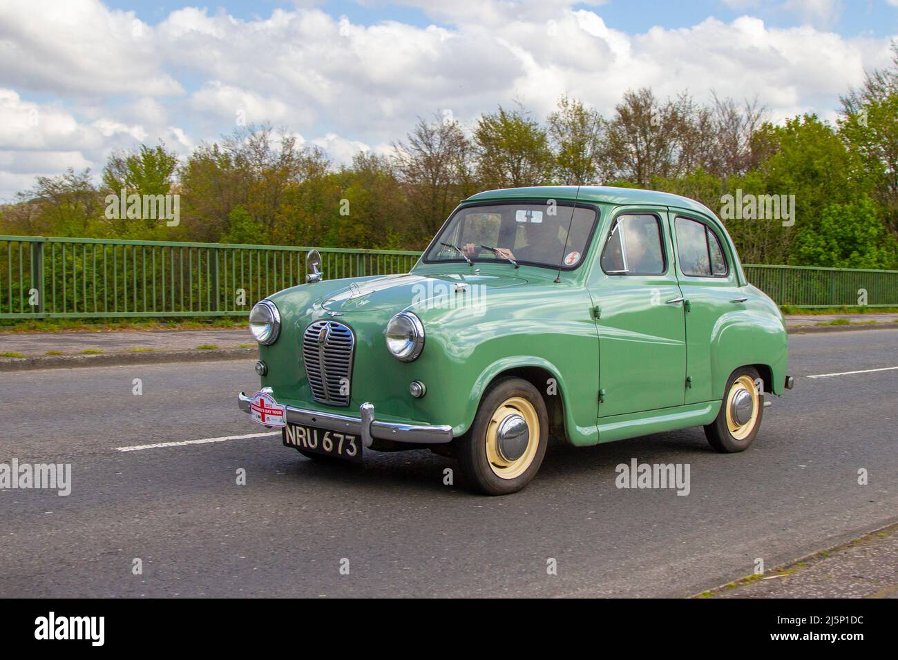 1953 50s fifties green Austin A30 Seven Stock Photo - Alamy