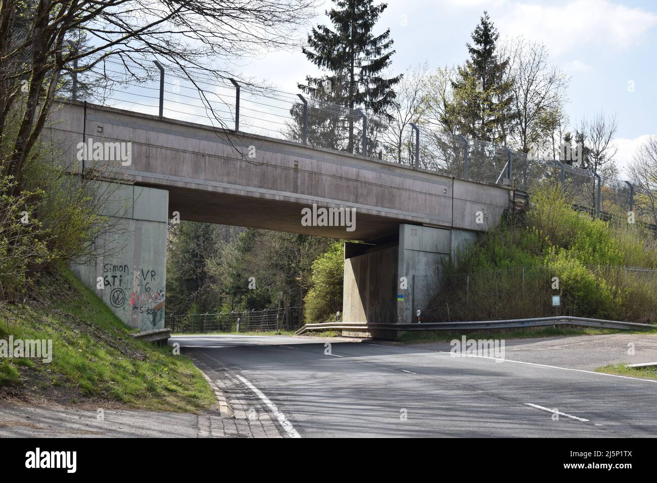 road between Adenau and Nürburg Stock Photo - Alamy