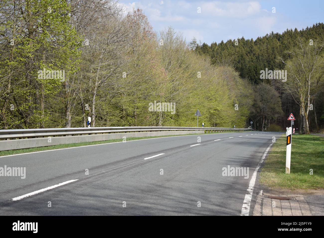 road between Adenau and Nürburg Stock Photo - Alamy