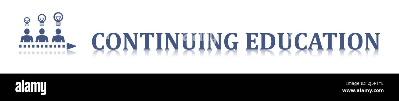 Illustration of a continuing education concept Stock Photo - Alamy