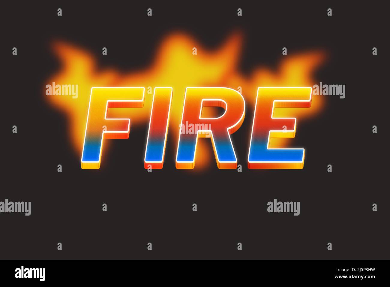 Fire font hi-res stock photography and images - Alamy