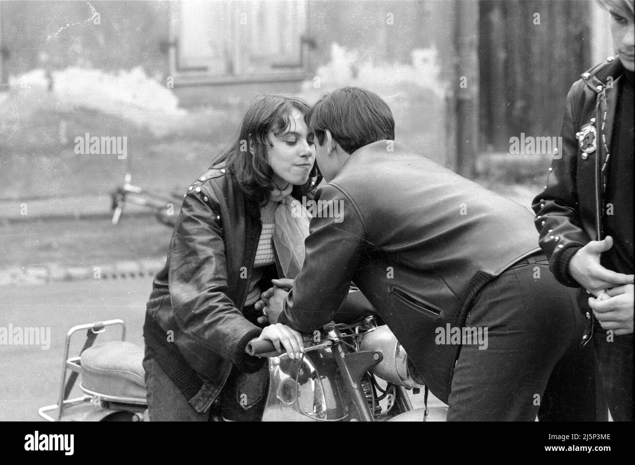 Members of the Red Devils, a youth gang in Nuremberg. The youngsters ...