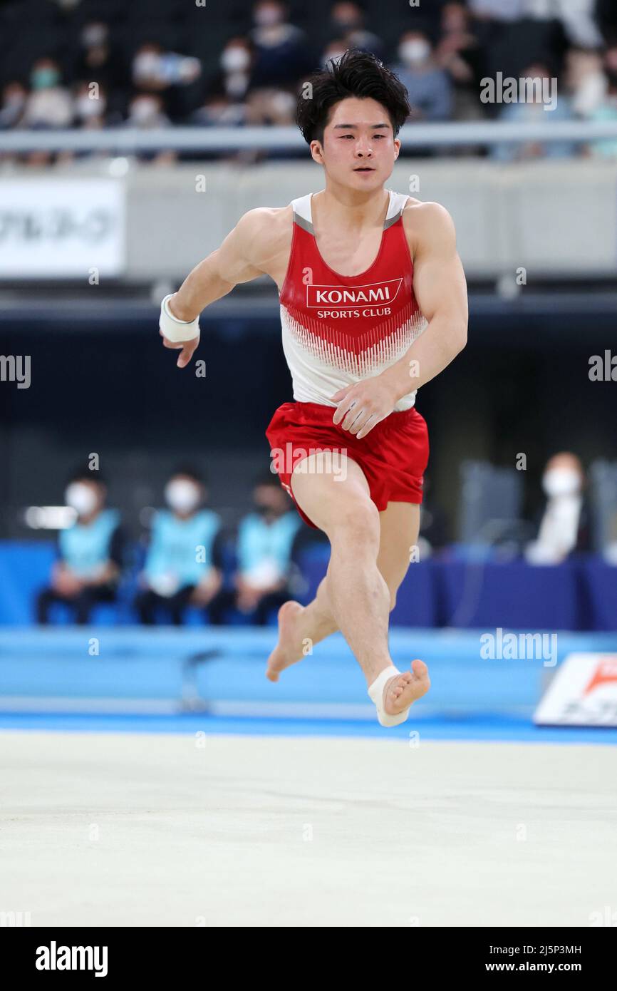 Tokyo, Japan. 24th Apr, 2022. Yuya Kamoto Artistic Gymnastics : The ...